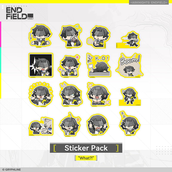 Arknights: Endfield · Sticker Pack - "What?!" – GRYPHLINE STORE